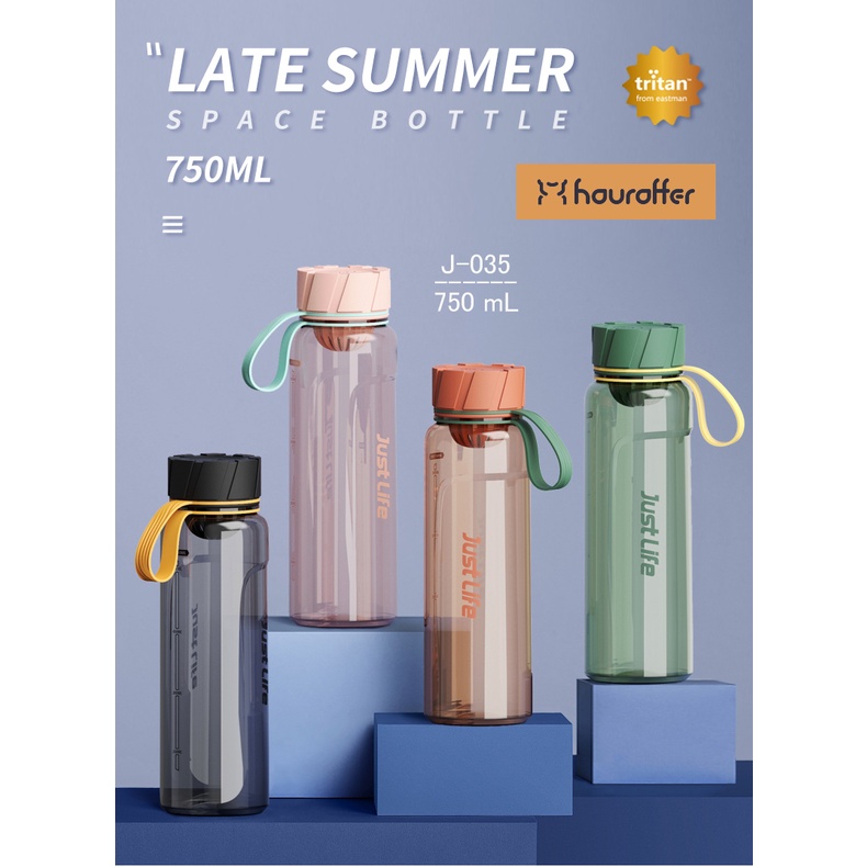 Jual Houroffer Botol Minum Tritan J-035 Botol Infused Water with ...