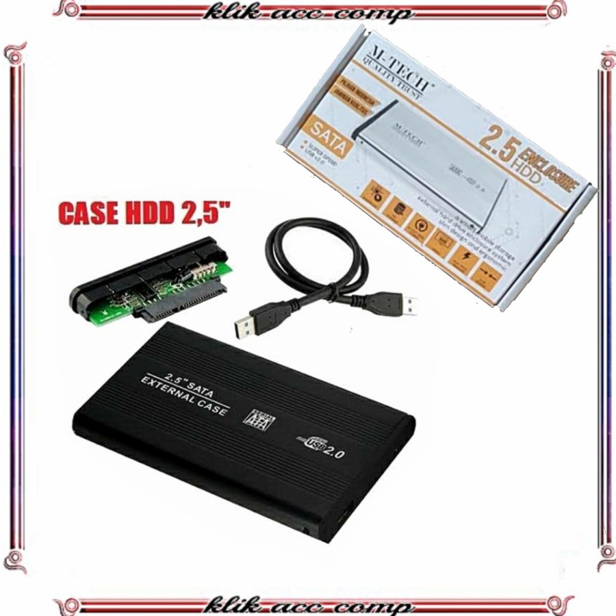 Jual casing Hard disk Laptop Sata 2.5inch Usb 2.0 Case Box Hardisk ...