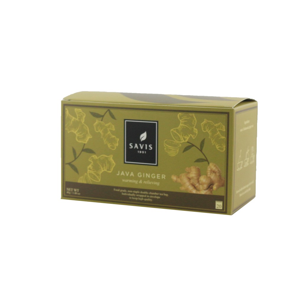 Jual SAVIS TEA JAVA GINGER TEABAG 20 | Shopee Indonesia