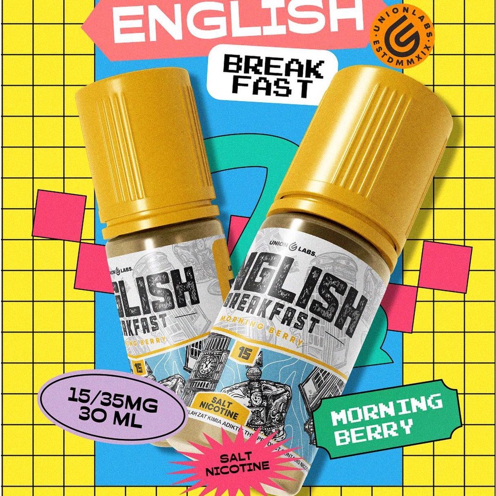 Jual [SALTNIC 30ML 15MG/35MG] ENGLISH BREAKFAST V1 MORNING BERRY BY ...
