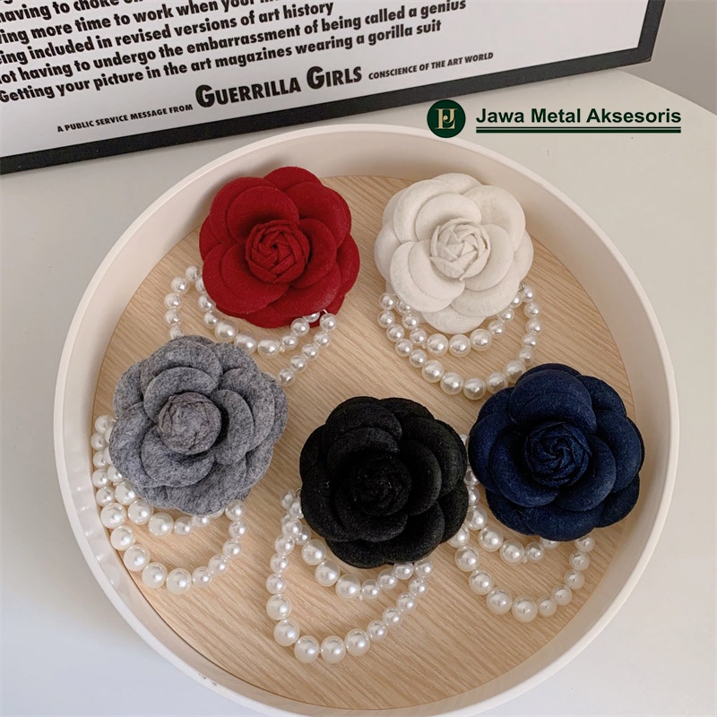 Jual Jawa Brooch Bross Bentuk Bunga Mawar Cantik Elegan Bros Bunga ...