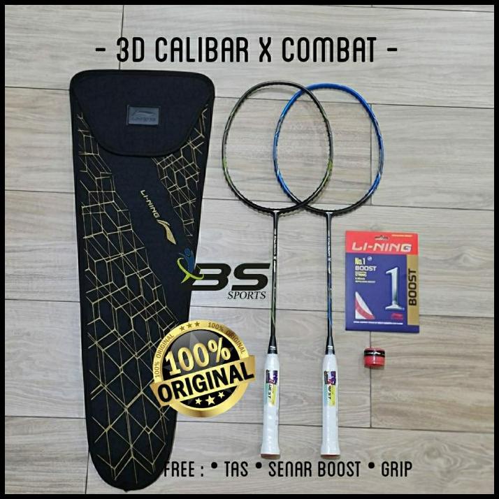 Jual New !! Raket Badminton Lining 3D Calibar X Combat Original ...