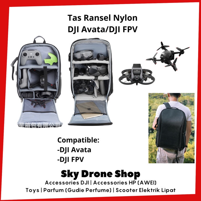 Jual Drone Bag Tas Bag Ransel Backpack Dji Fpv Combo Dji Avata Soft ...