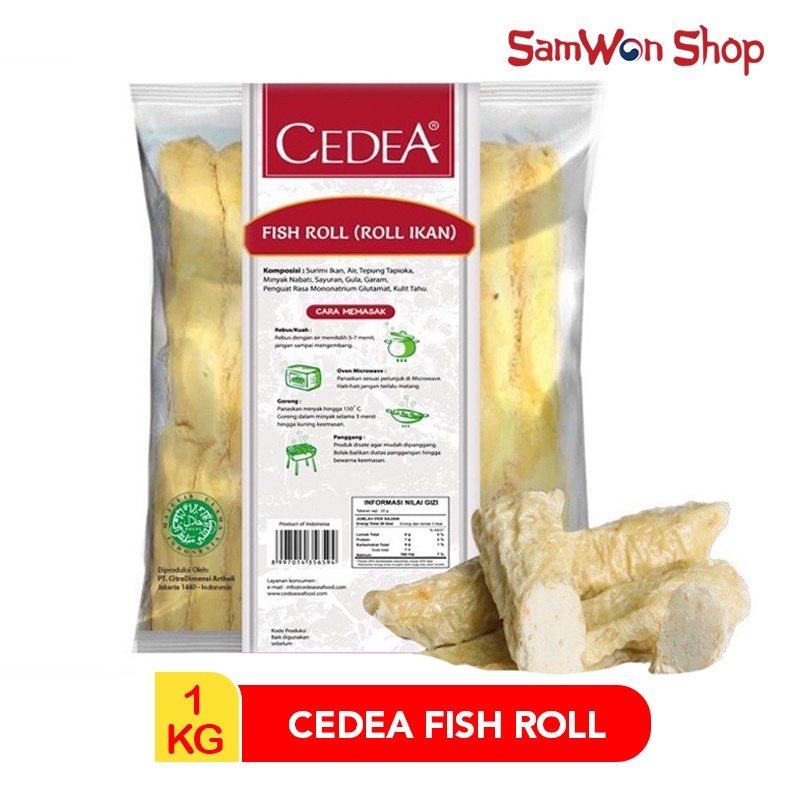 Jual CEDEA FISH ROLL 1 KG - IKAN GULUNG FROZEN FOOD LEZAT BERMUTU ...
