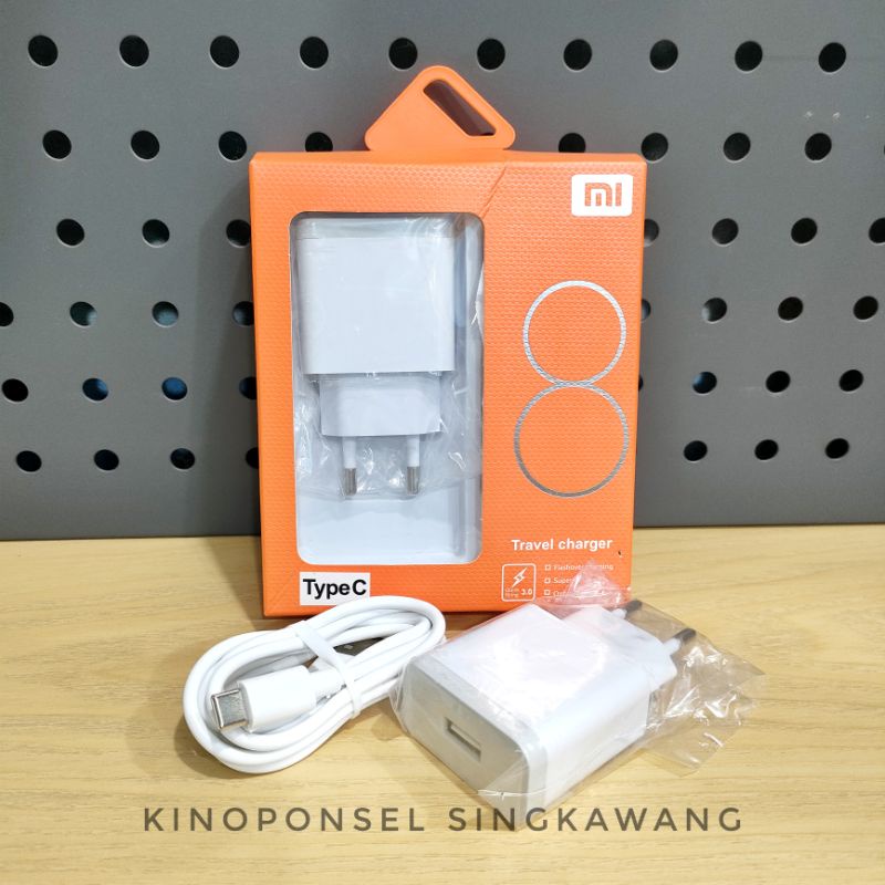 Jual Charger Xiaomi Mi 8 2.0A USB Type C | Travel Charger Fast Charging ...