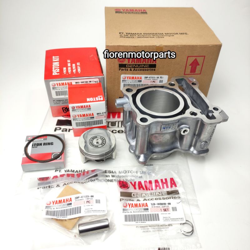 Jual BLOK SEHER + PISTON KIT R15 V3. MT15. VIXION R 155 NMAX. AEROX 155 2DP-E1311-10 & BK6-WE160 ...