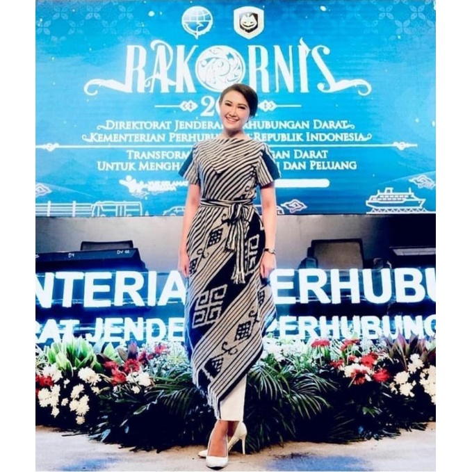 Jual set couple baju tenun lurik navy - couple baju tenun lurik biru - couple baju tenun modern ...