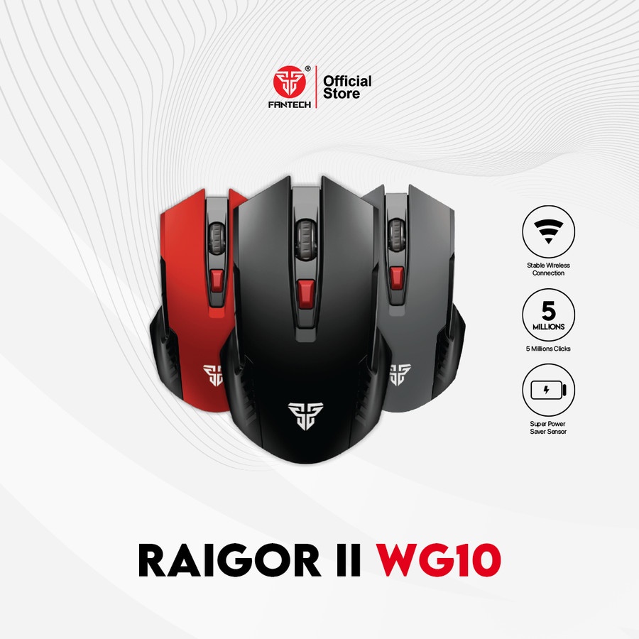 Jual Fantech RAIGOR II WG10 Mouse Wireless Gaming | Shopee Indonesia