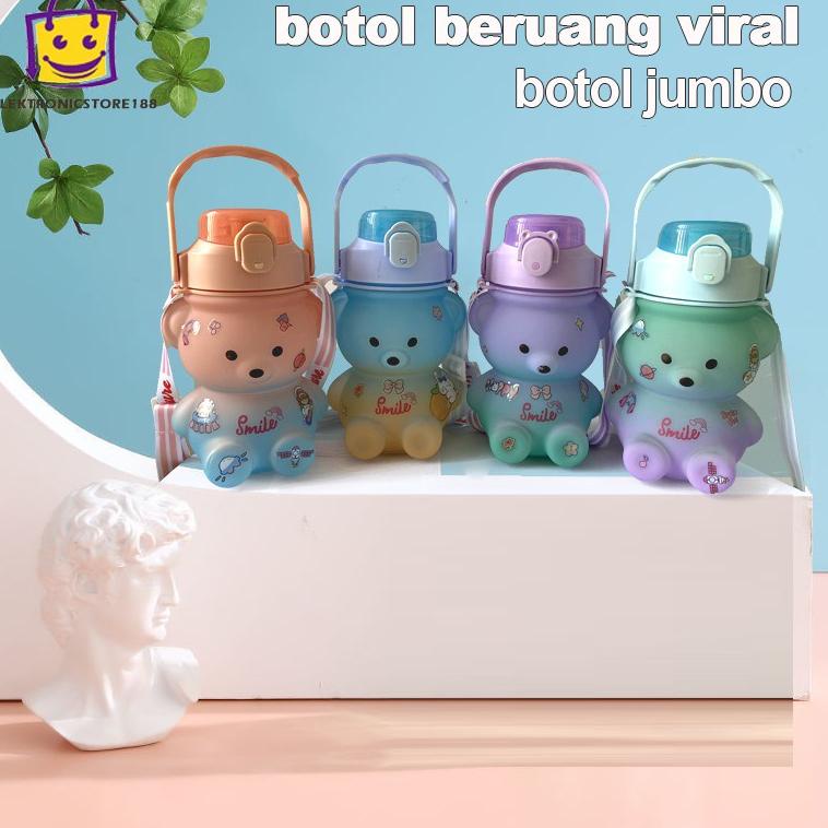 Jual T0Z7 BOTOL MINUM MOTIF GEMOY 1,3 LITER /BOTOL VIRAL GEMOY 1,3 ...