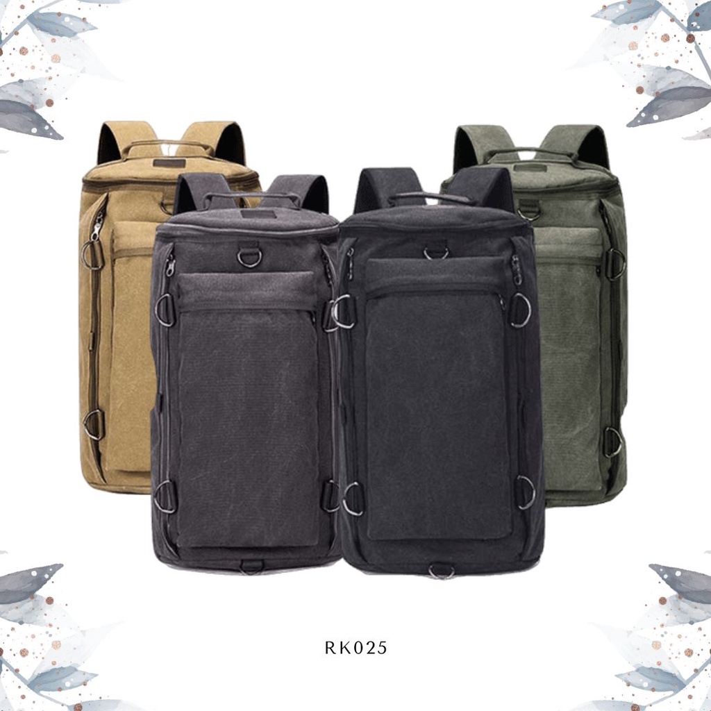 Jual Tas Pria Unisex Model Slings Ransel Canvas Bag Easy Simpel Style ...