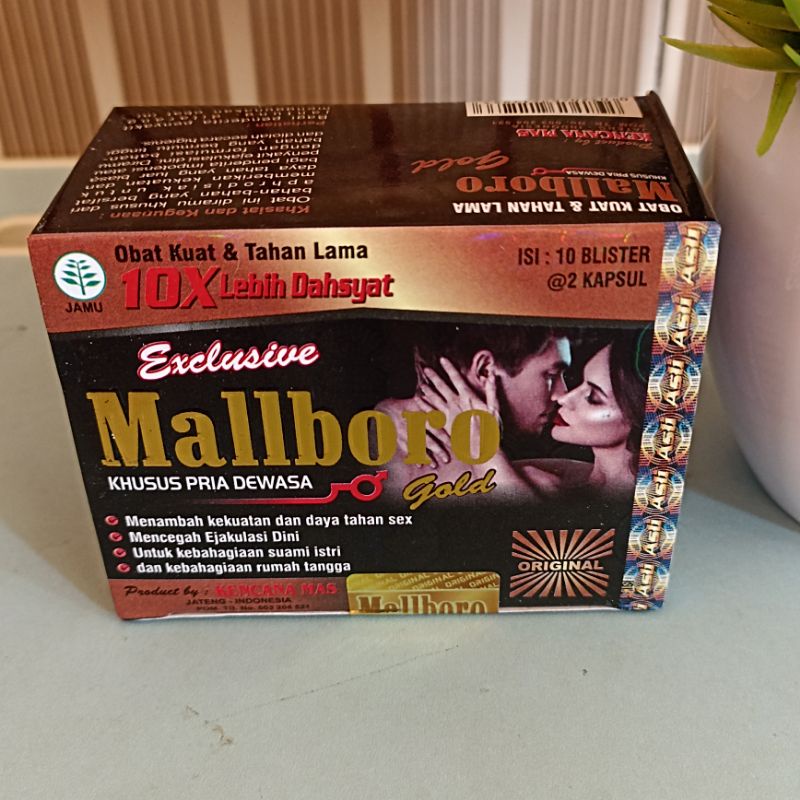 Jual KAPSUL MALLBORO GOLD STAMINA KHUSUS PRIA DEWASA OBAT KUAT OBAT TAHAN LAMA (1 Box isi 10 ...