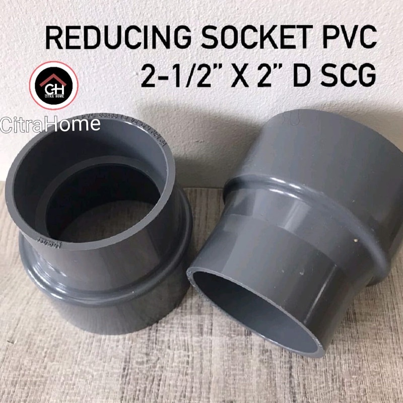 Jual Reducing Socket /Verlop Sok PVC 2.1/2”x2” D SCG | Shopee Indonesia