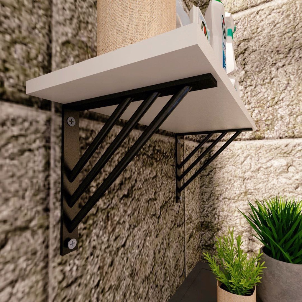 Jual Rak Besi Siku Rak Dinding Minimalis Gantung Tempel Tembok - 20cm ...