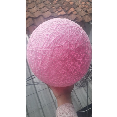 Jual Lampion Benang Wol Ukuran 25cm, 20cm, 17cm | Shopee Indonesia