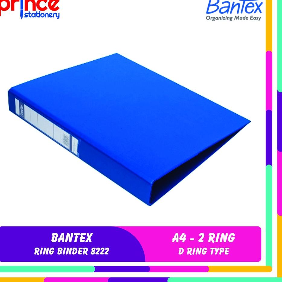 Jual EXCLUSIVE!BANTEX RING BINDER A4 8222 D-TYPE 2 RING 25 MM|SQ1 ...