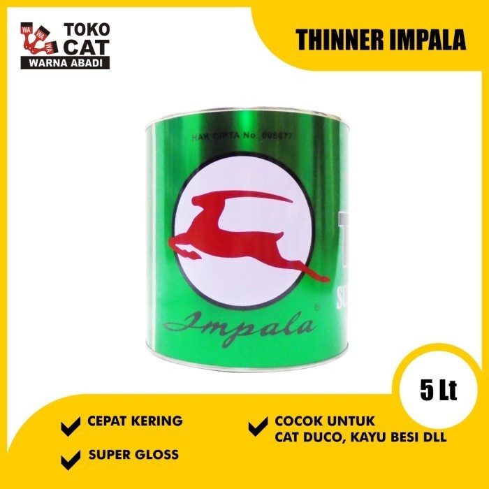Jual Thinner Thinner Impala 5 Liter | Shopee Indonesia