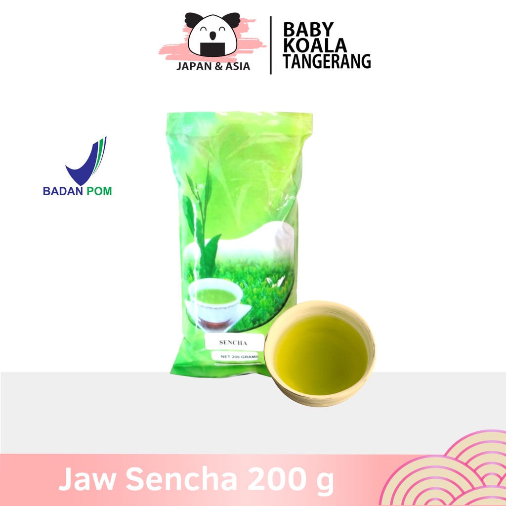 Jual JAW Sencha Ocha Green Tea Teh Hijau 200 g Halal │Teh Hijau ...