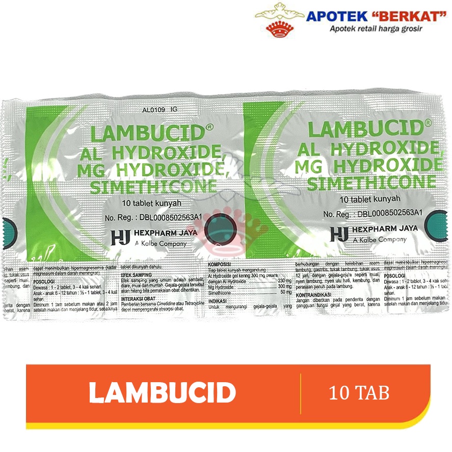 Jual LAMBUCID 10 TAB / OBAT MAAG DAN PERUT | Shopee Indonesia