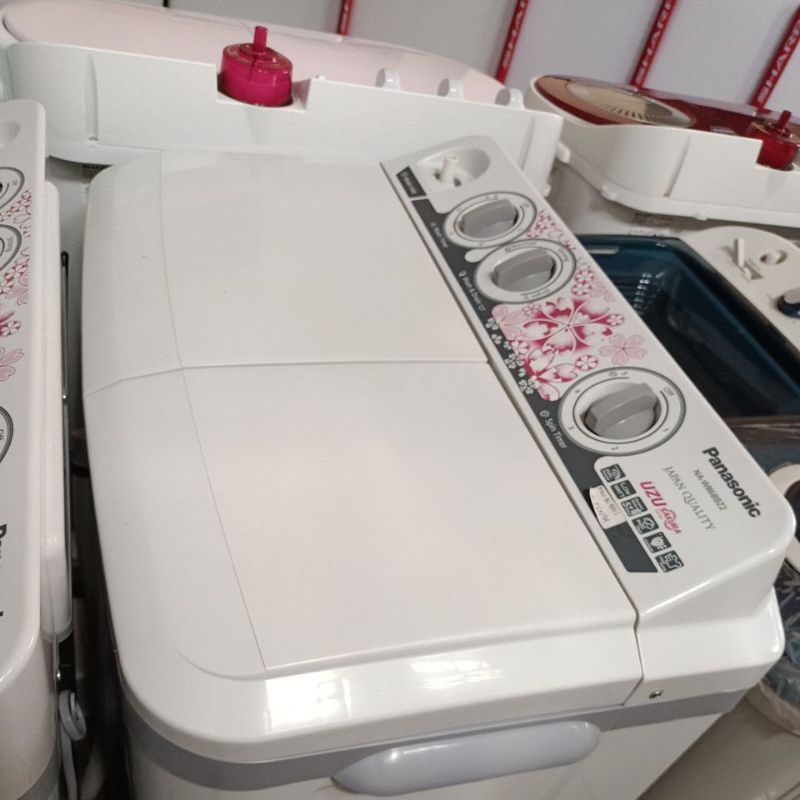Jual mesin cuci panasonic ba-w86bbz 2 tabung 8.5kg | Shopee Indonesia