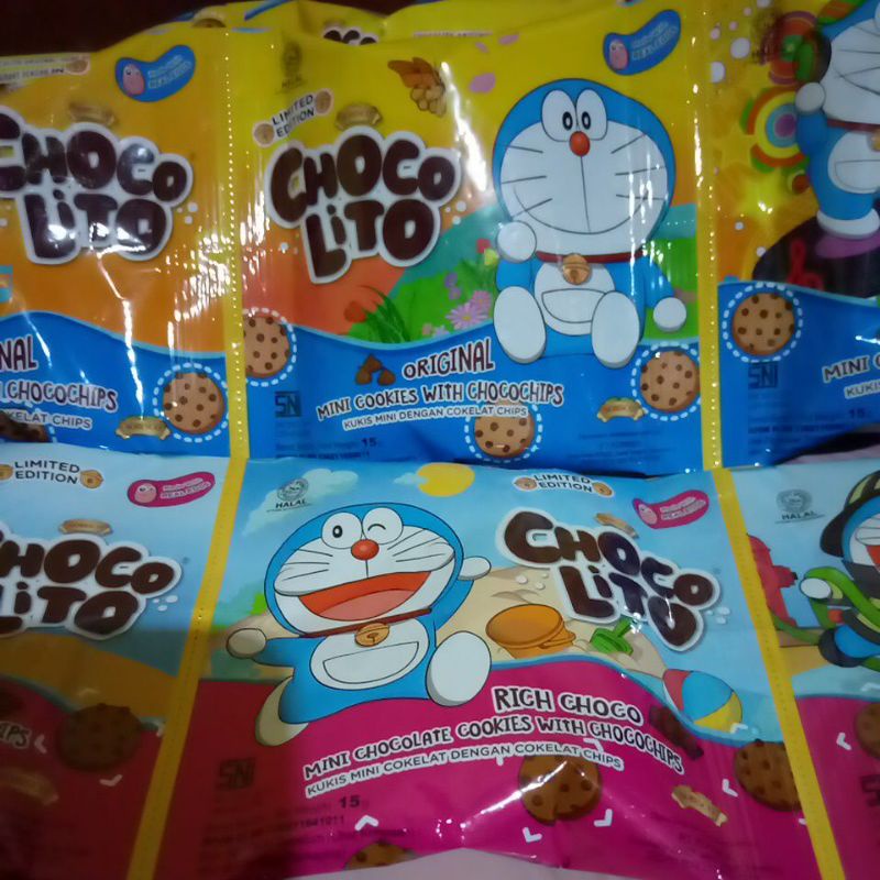 Jual Choco Lito Cookies Chocolito Chocochips Rich Choco Netto 15 gram ...