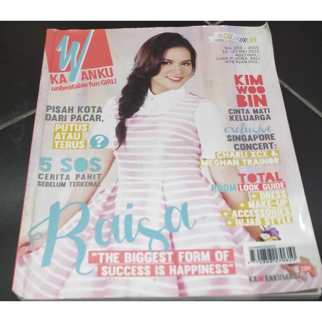 Jual Majalah KAWANKU No.203 Mei 2015 Cover RAISA | Shopee Indonesia