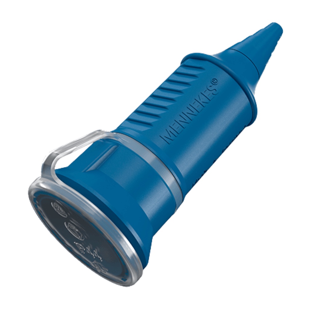 Jual MENNEKES 10843 SCHUKO CONNECTOR 16A 230V BLUE | Shopee Indonesia