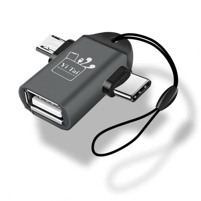 Jual YI TAI - YT-22 OTG Micro USB Type C Transfer Data USB 3.0 | Shopee ...