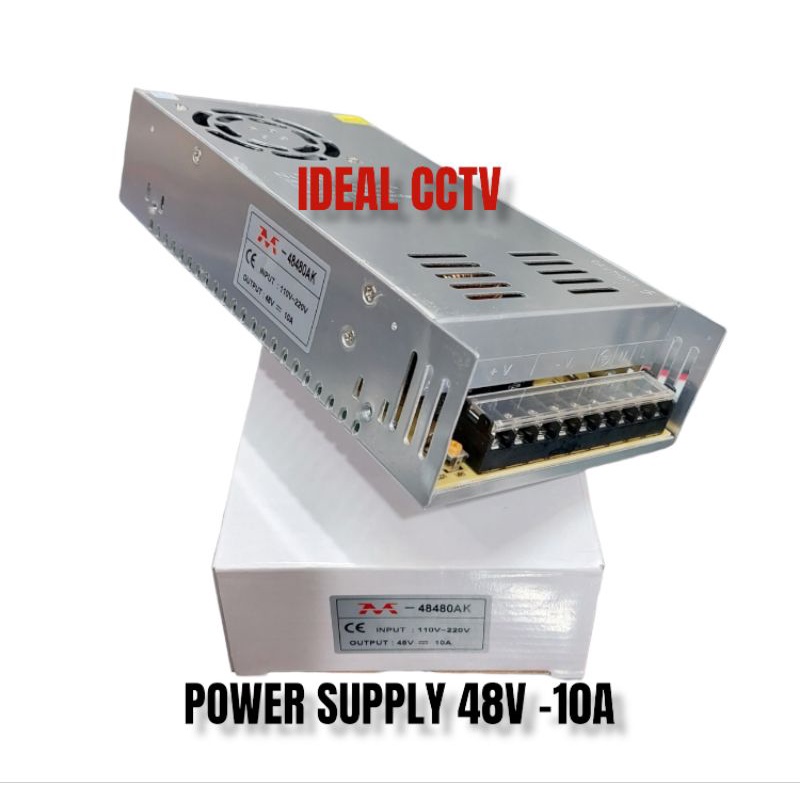 Jual Power Supply PSU 48V 10A High Quality, 48 Volt 10 Ampere Cooling ...