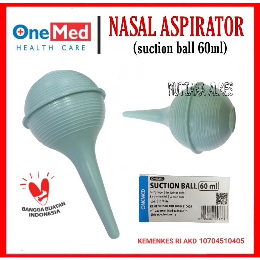 Jual (MUTIARA ALKES) Suction Ball Ear Syringe Dili Aspirator Penyedot ...