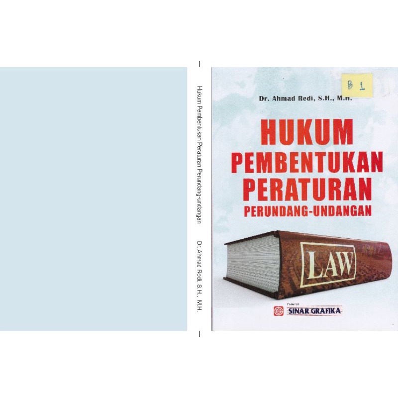 Jual Hukum pembentukan peraturan perundang - undangan (Dr. Ahmad Redi ...