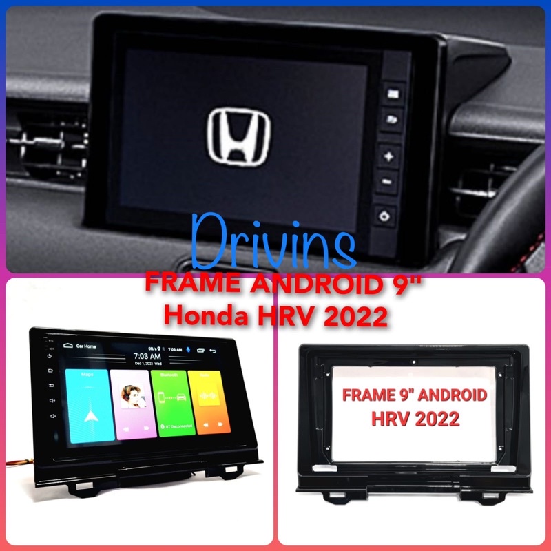 Jual Frame Head Unit Double Din Android Honda Hrv 9” Inch 2022 | Shopee ...