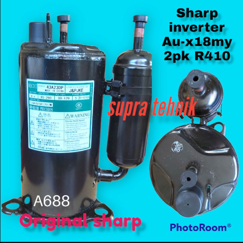 Jual kompresor ac inverter sharp 2pk x18my original 688 | Shopee Indonesia