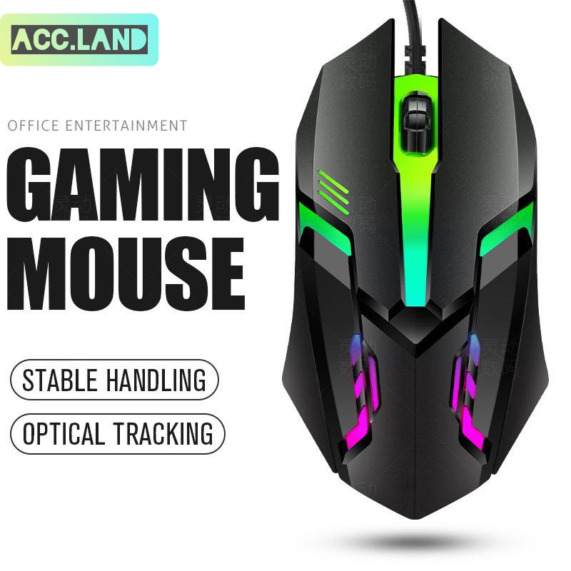 Jual Mouse Cable Colorful LED | Mouse Laptop PC WIRED Gaming # ...