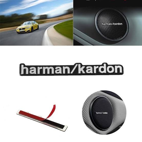 Jual Emblem Alumunium Sticker Decals 3D Logo HARMAN Audio Speaker ...
