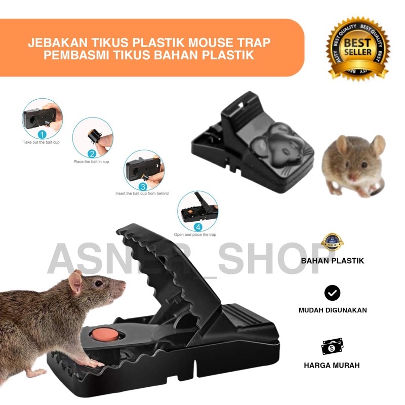 Jual Jebakan Tikus Mouse Trap Cage alat penangkap Jepetran jepret jepit ...