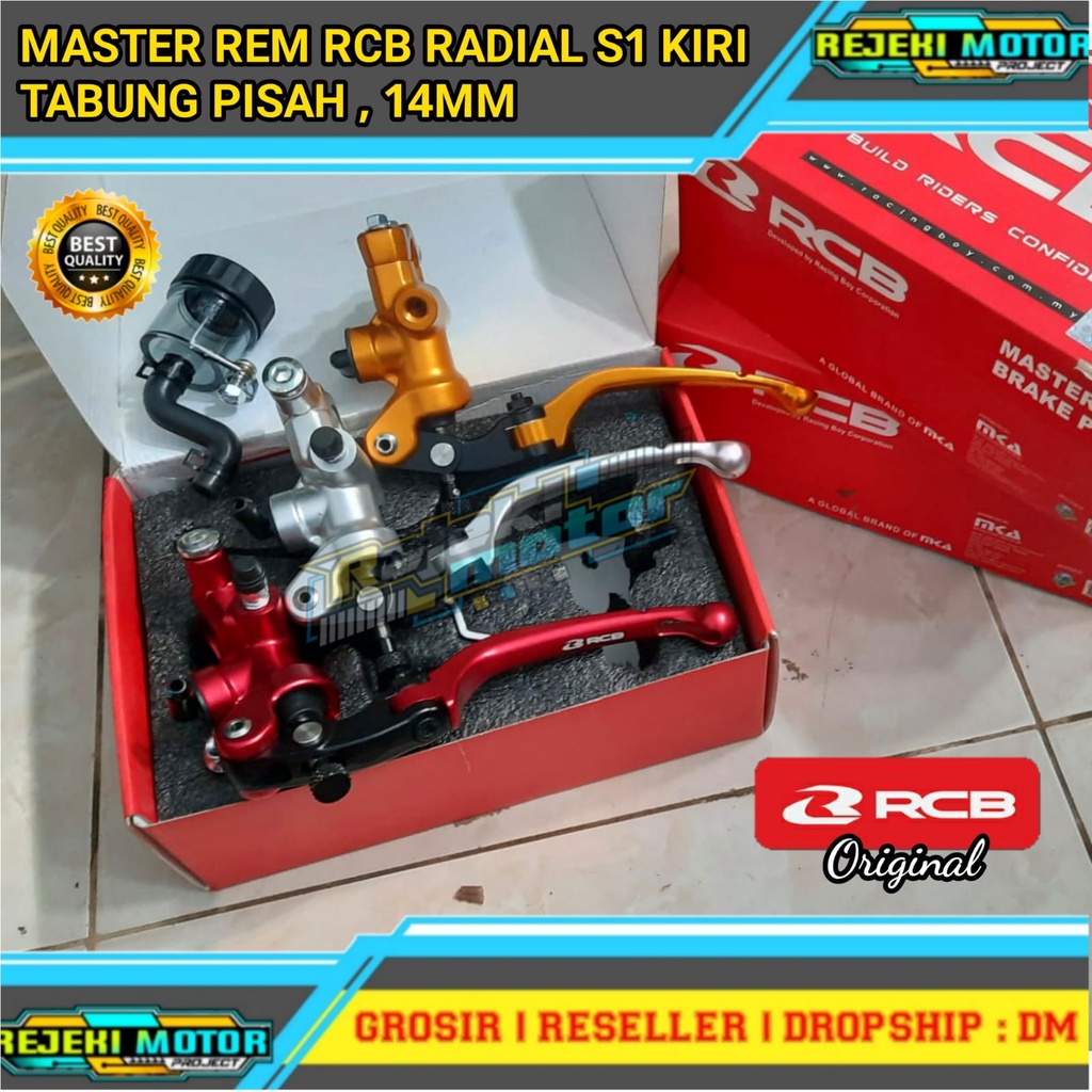 Jual Master Rem RCB Radial S1 14MM Kiri Original | Shopee Indonesia