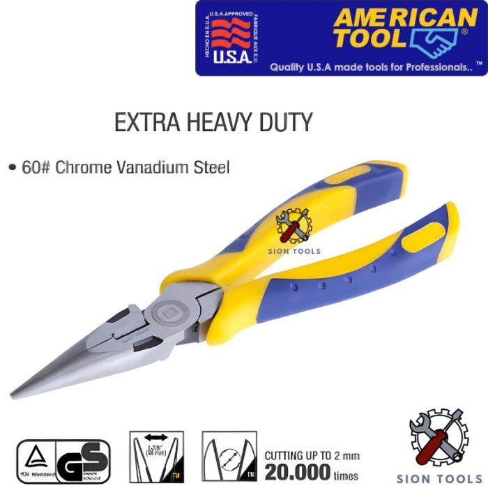 Jual AMERICAN TOOL TANG LANCIP X-TRA HEAVY DUTY 6 INCH | Shopee Indonesia