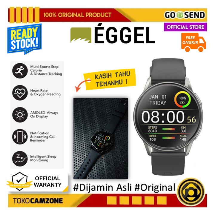 Jual Eggel Tempo 3 Pro HD Amoled SmartWatch / Smart Watch / Band ...