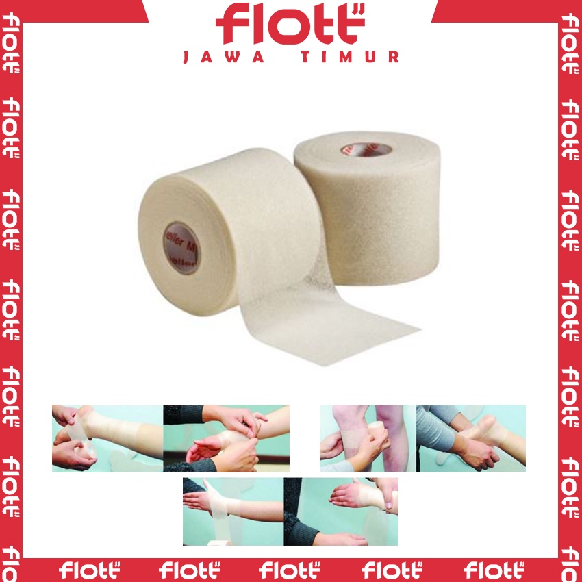 Jual FOAM UNDERWRAP TAPPING BUSA BUKAN KINESIO TAPE 6cm x 20m 7cm x 27m ...