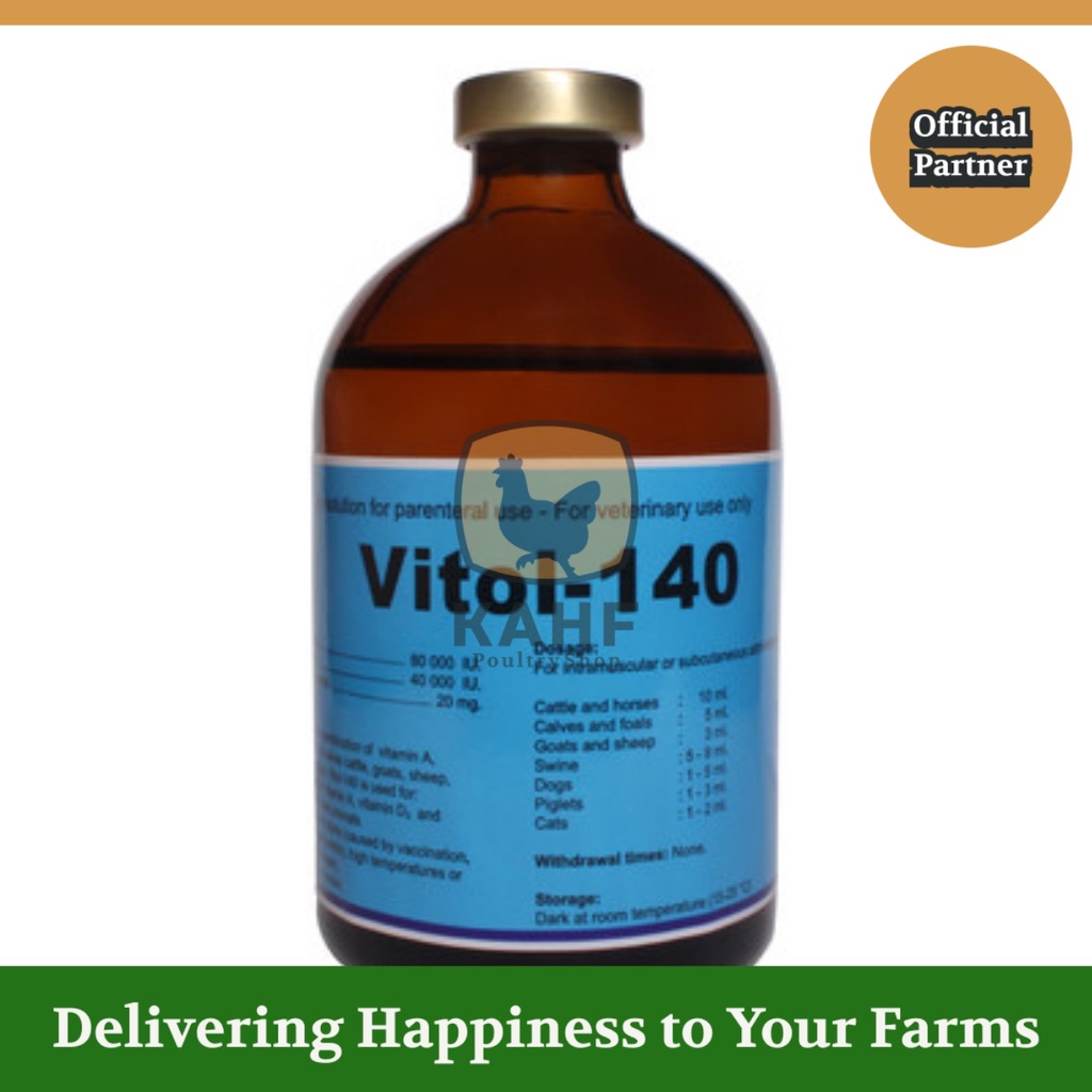 Jual Vitol-140 100ml - Multivitamin Ternak Injeksi | Shopee Indonesia