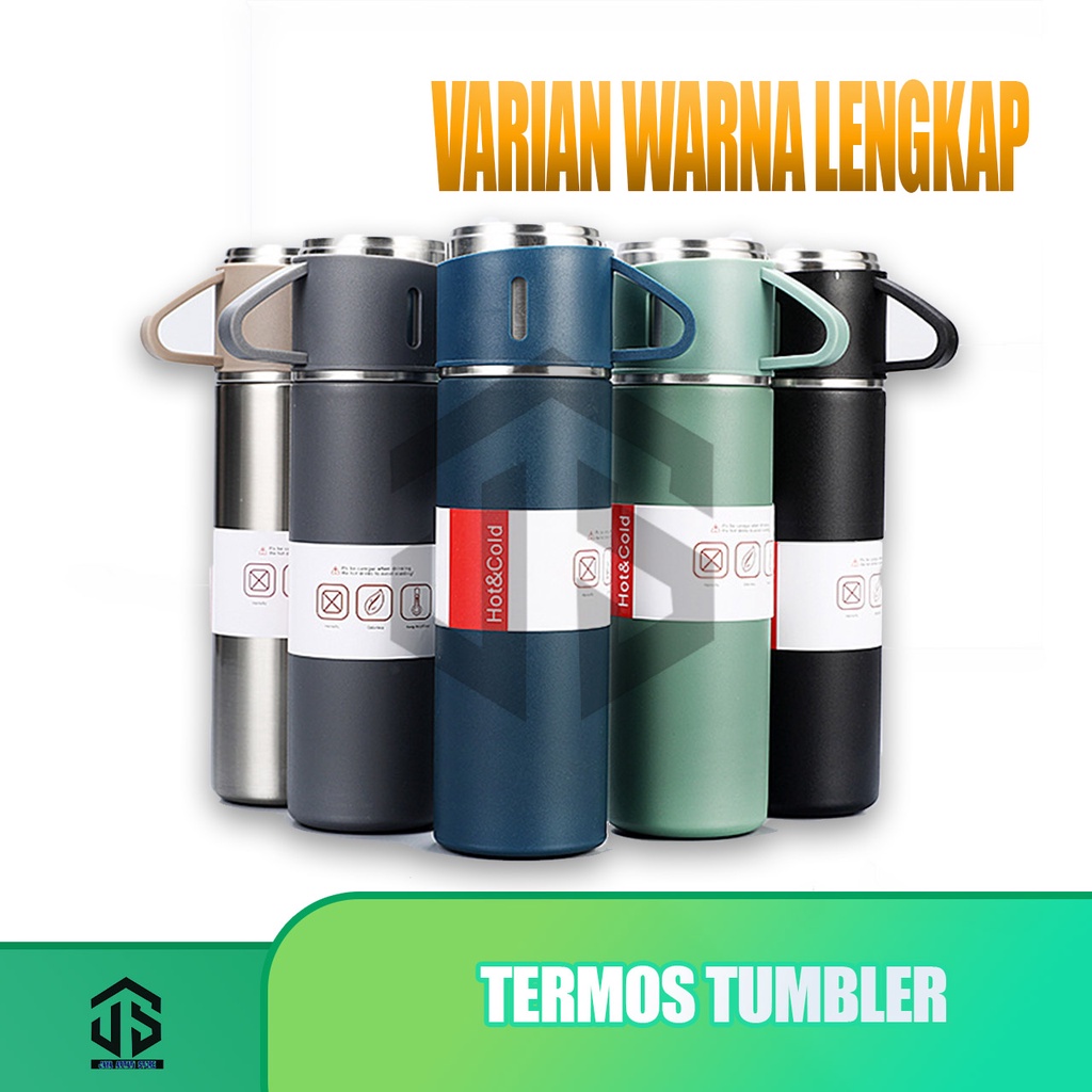 Jual TERMOS BOTOL MINUM STAINLESS 500ML THERMOS KOPI KECIL AIR PANAS ...