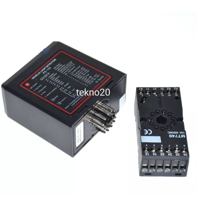 Jual VLD Loop Detector Hitam Parkir Sensor Parkir PD132 Single Channel Loop Vehicle Detector ...