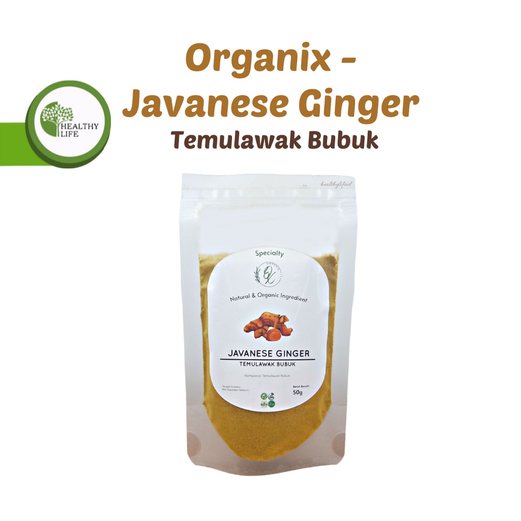 Jual Organix - Javanese Ginger / Temulawak Bubuk 50gr | Shopee Indonesia