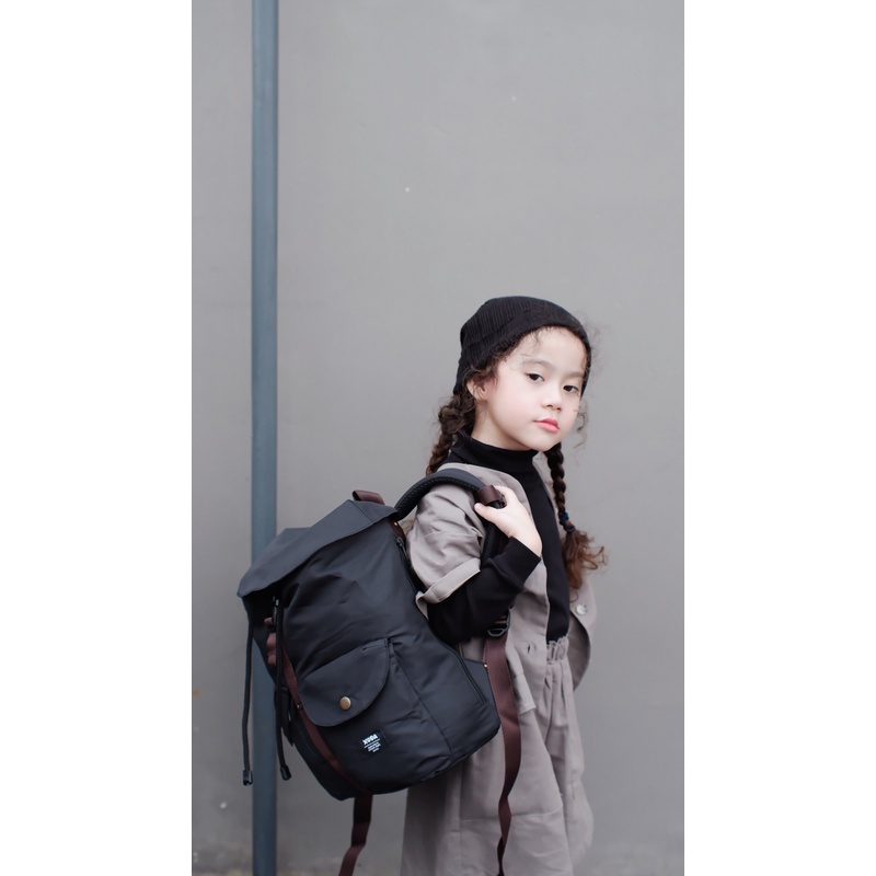 Jual XODA - Sera Black - Ransel Backpack Tas Serut Anak | Shopee Indonesia