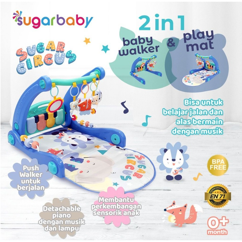 Jual Sugar Baby Circus Walker Mini Car Push Baby / Spacebaby / 2in1 ...