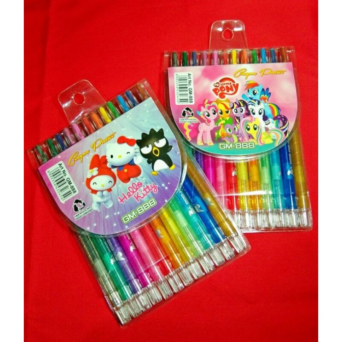 Jual GM 888 CRAYON PUTAR 1 SET ISI 12 WARNA | Shopee Indonesia