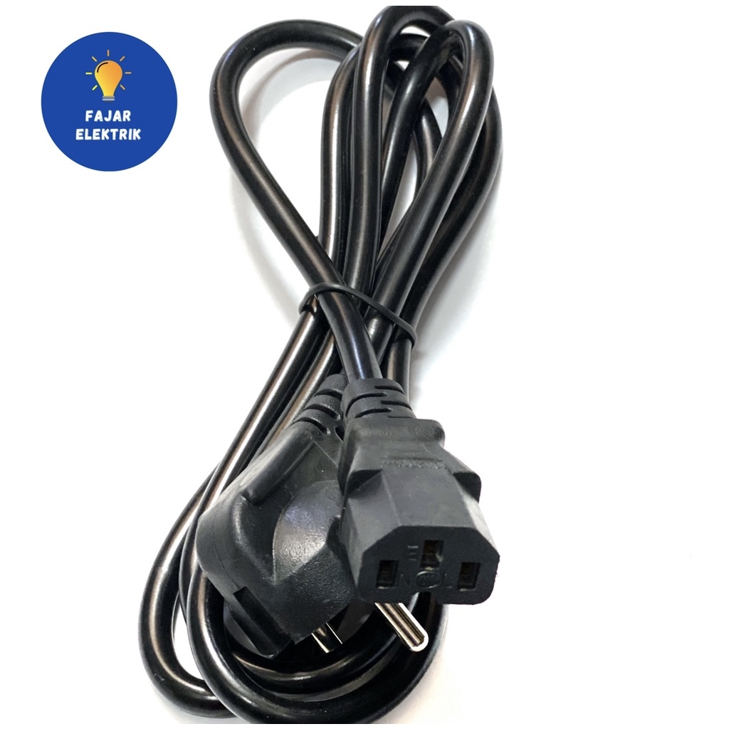 Jual KABEL POWER ADAPTOR 3 LUBANG | Shopee Indonesia