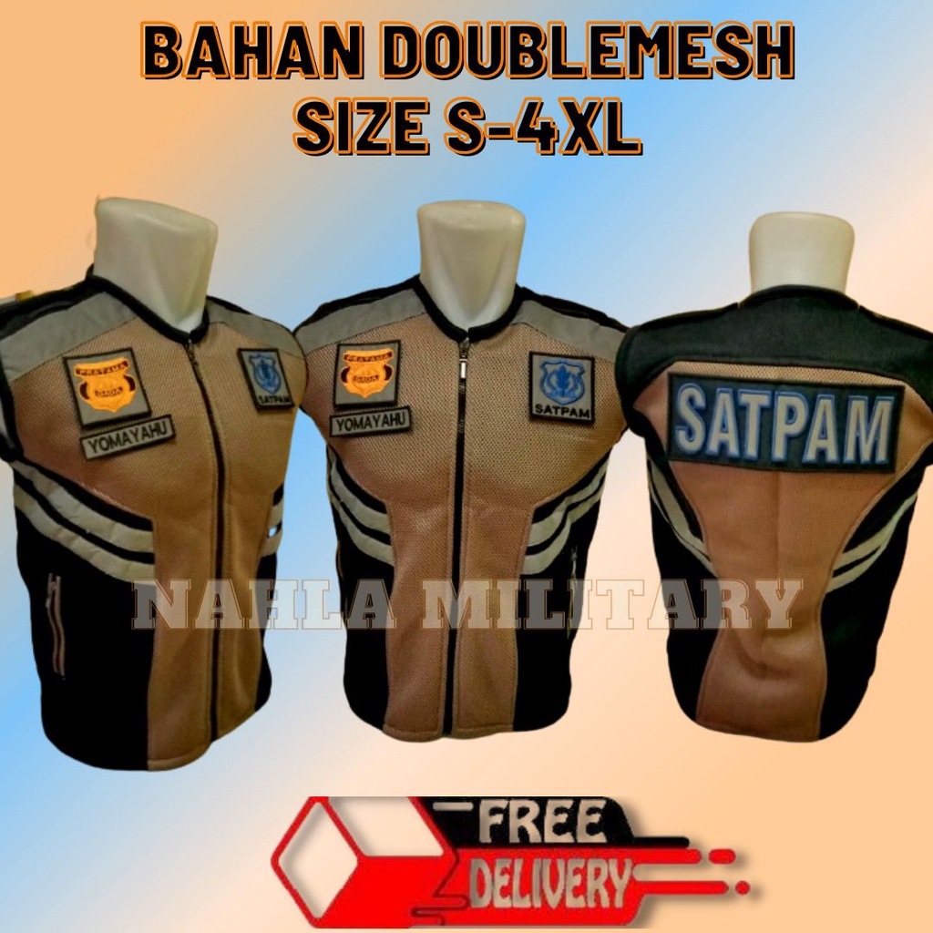 Jual Rompi Security Terbaru/Rompi Security/Rompi Satpam Terbaru/Bahan ...