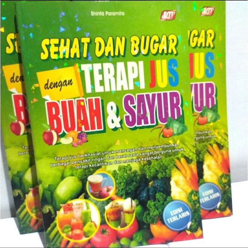 Jual Buku Kesehatan Terapi Jus Buah Sayuran Sehat Bugar | Shopee Indonesia