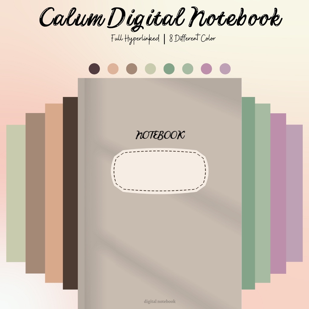 Jual Digital Notebook Aesthetic --- Calum Digital Notebook | Shopee ...
